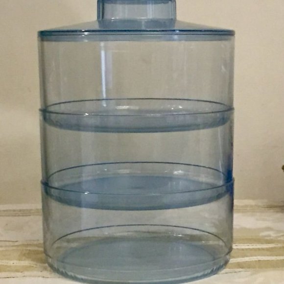 Tupperware | Storage & Organization | Tupperware Preludio Blue Acrylic ...